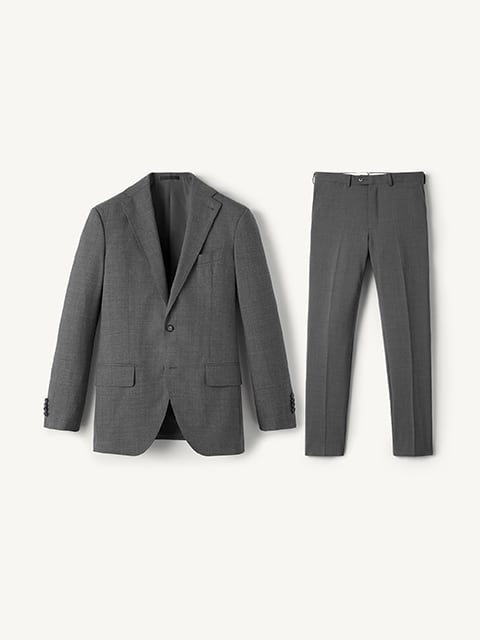 Grey Stretch Allen Suit - Custom Fit Tailored Clothing