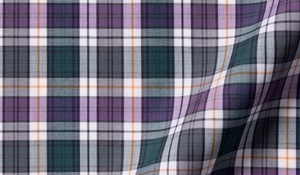 Vincent Pine and Violet Plaid Fitted Shirt by Proper Cloth