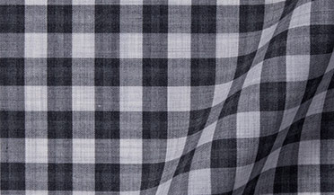Albiate Light Grey Melange Plaid Tailor Made Shirt by Proper Cloth