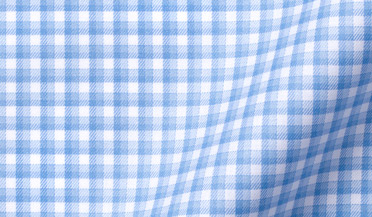 Mayfair Wrinkle-Resistant Light Blue Shadow Check by Proper Cloth