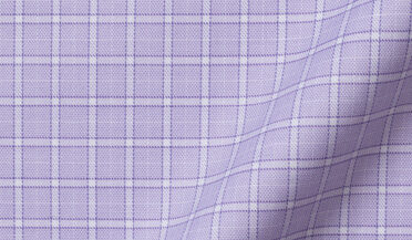 Non-Iron Stretch Lavender Grid by Proper Cloth