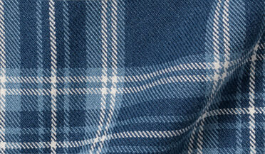 Albiate Washed Indigo Plaid by Proper Cloth